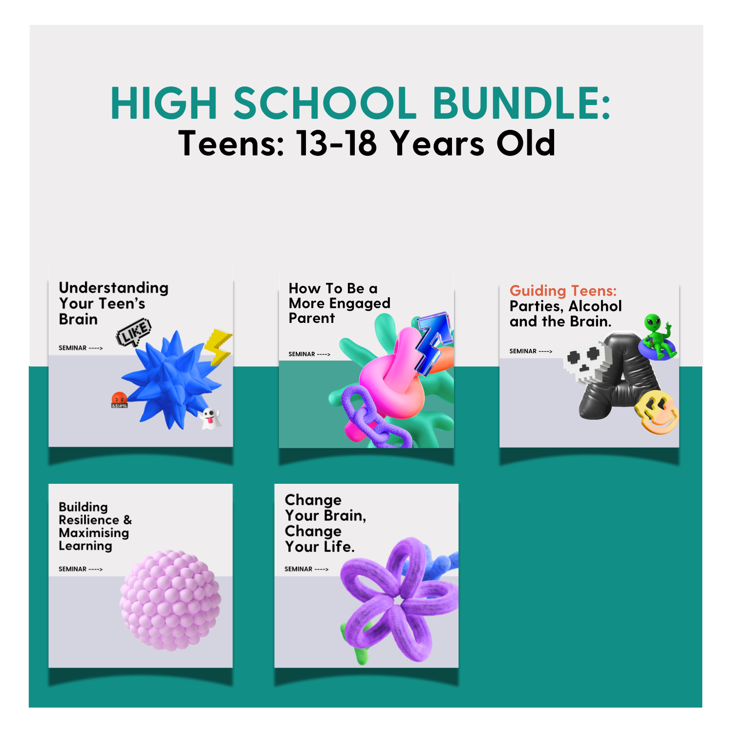 High School Bundle (13-18 Years Old) – Brainy Parenting by Nathan Wallis