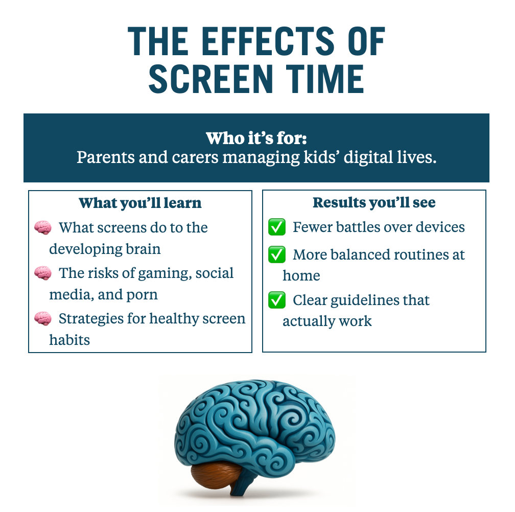 The Effects of Screen Time – Brainy Parenting by Nathan Wallis