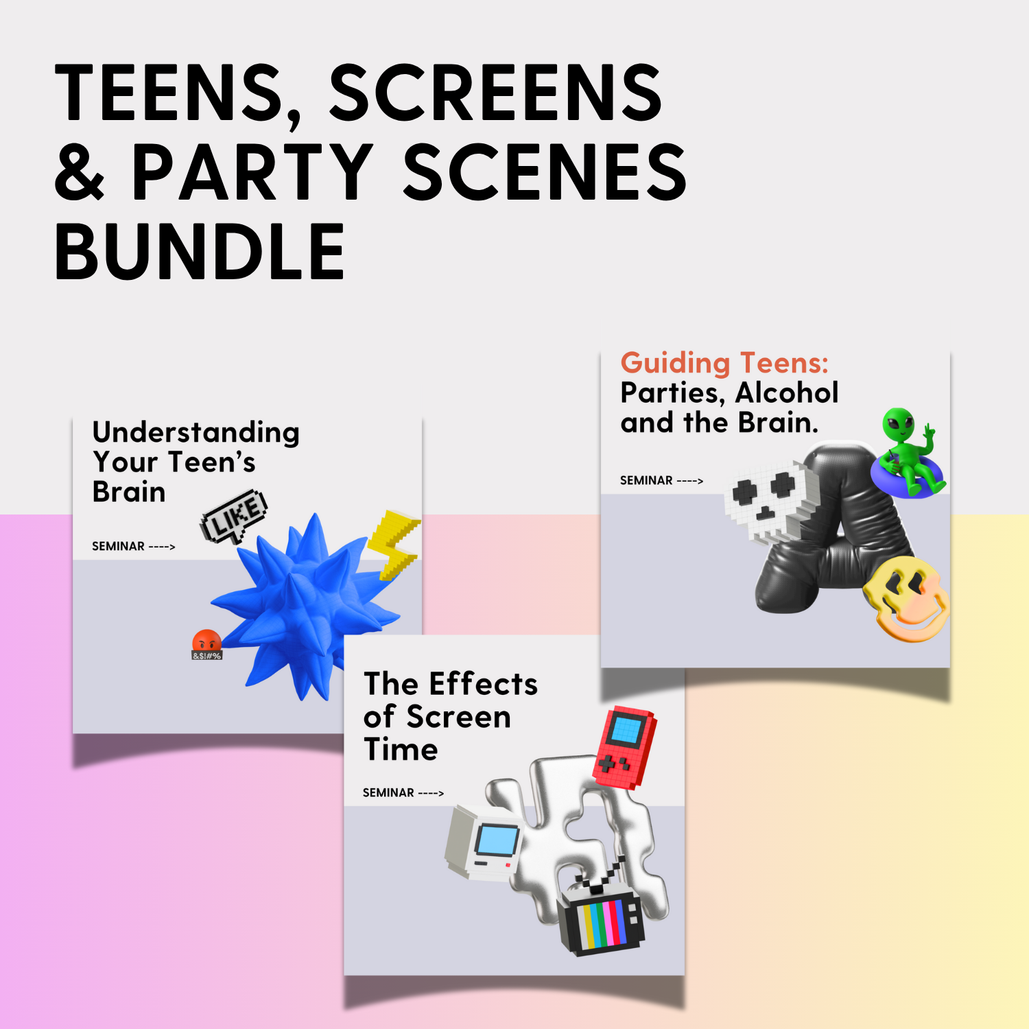 Teens, Screens and Party Scenes Bundle – Brainy Parenting by Nathan Wallis